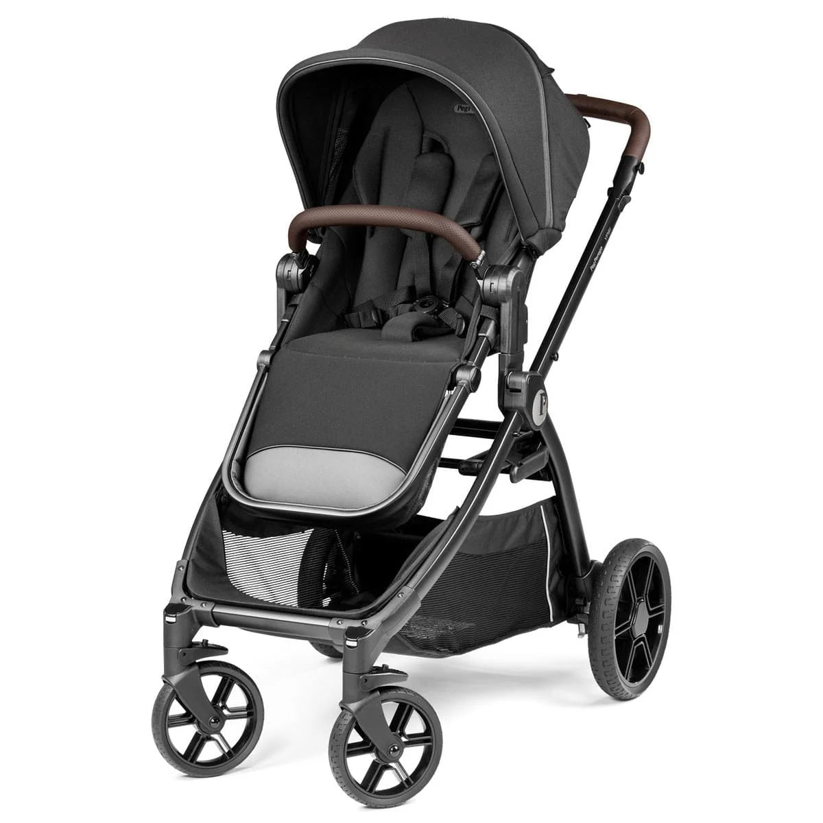 PEG YPSI Single-to-Double Stroller 2025 - True Black | Traveling Tikes