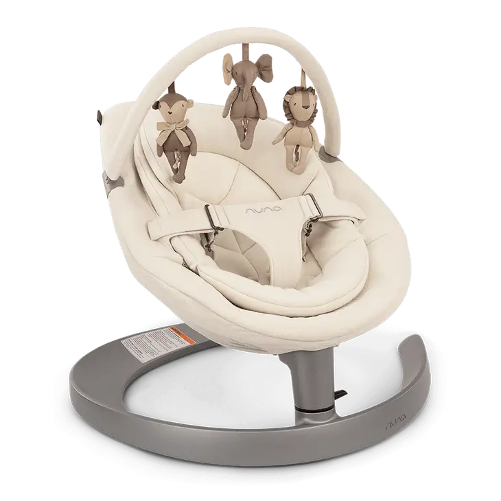 Nuna Leaf Grow Baby Seat & Rocker - Cloud | Traveling Tikes